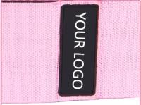 China Wholesale Gym Accessories Exercise Booty Bands Elastic Custom Printed Fabric Hip Resistance Bands for sale