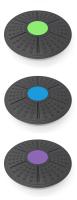 China BSCI Factory Custom Logo 36cm Fitness Plastic Wobble Trainer Balance Board for Body Exercise for sale