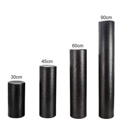China EPP Black Foam Roller  High Density  Solid Mini Wholesale Customized 30 45 60 90 cm Massage logo Custom Design for sale