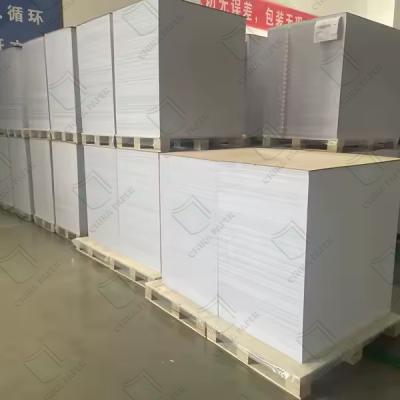 China 55gsm-120gsm Woodfree Offset Paper for Notebook Printing White Cream for sale