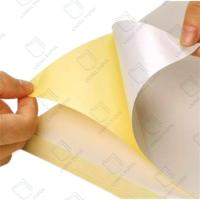 China One Side Silicone Coated Glassine Paper Roll 40g 120g White Yellow for Label Making for sale
