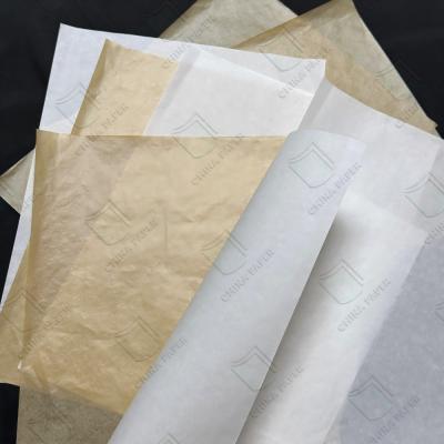 China Custom Fluorine Free Greaseproof Paper 30gsm 40gsm 50gsm 60gsm for Food Packaging for sale