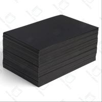China Black Cardboard 120gsm-450gsm High Stiffness Virgin Pulp Customizable Size for Packaging for sale