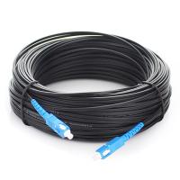 China FTTH Outdoor Pre Connectorized Drop Cable Patch Cord SC / APC OS2 LSZH 150M for sale