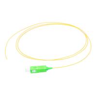 China Simplex 0.9mm Tight Buffer PVC SC PC - SC PC Singlemode G657A1 Pigtail for sale