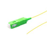 China Simplex 0.9mm Tight Buffer PVC SC PC - SC PC Singlemode G657A1 Pigtail for sale
