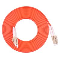 China Fiber Optical Patch Cord Duplex 3.0mm 2.0mm LSZH LC UPC-LC UPC Multimode  OM2 for sale