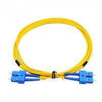 China Duplex  2.0mm PVC  SC UPC - SC UPC  G657A1 Fiber Optic Patch Cord Supplier for sale