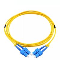 China Duplex  2.0mm PVC  SC UPC - SC UPC  G657A1 Fiber Optic Patch Cord Supplier for sale