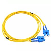 China Duplex  2.0mm PVC  SC UPC - SC UPC  G657A1 Fiber Optic Patch Cord Supplier for sale