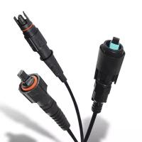 China FTTA ODVA IP67 Connector Waterproof MPO LC SC Fiber Optic Patch Cord for sale