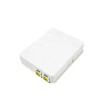China 2 Port FTTH Mini Fiber Optic Terminal Box 3m 5m 10m SC LC Wall Mount Faceplate for sale