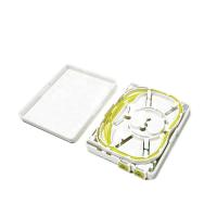 China 2 Port FTTH Mini Fiber Optic Terminal Box 3m 5m 10m SC LC Wall Mount Faceplate for sale