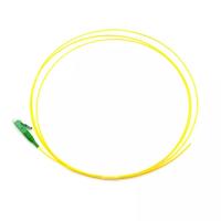China LC UPC APC fiber optic pigtails  0.9mm Tight Buffer PVC LSZH OFNR Singlemode OS1 for sale