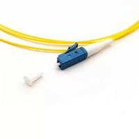 China LC UPC APC fiber optic pigtails  0.9mm Tight Buffer PVC LSZH OFNR Singlemode OS1 for sale