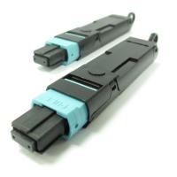 China Optical MPO Fiber Connector OM3 MTP MPO Loopback SM MM Optic Cable for sale