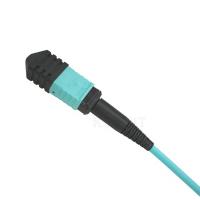 China Multimode MPO MTP fiber Patch Cord fibra multimode OM3 8 Core 50um 125um for sale
