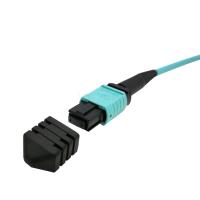 China Multimode MPO MTP fiber Patch Cord fibra multimode OM3 8 Core 50um 125um for sale