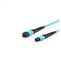 China Multimode MPO MTP fiber Patch Cord fibra multimode OM3 8 Core 50um 125um for sale