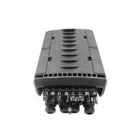 China FTTH Fiber Optic Dome Closure 3 In 3 Out Black Fiber Optic Splice Closure IP68 for sale