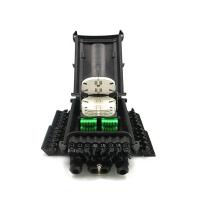 China FTTH Fiber Optic Dome Closure 3 In 3 Out Black Fiber Optic Splice Closure IP68 for sale