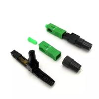 China SC Fiber Optic Fast Connector For FTTH Drop Cable Field Termination for sale