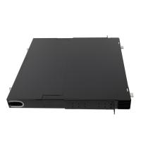 China 144 Cores MTP MPO Fiber Cassette Enclosure OS2 Fiber Black Color rack mounted for sale