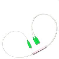 China Bare 1x2 PLC Splitter 250um SC APC Connector For FTTH FTTB FTTX Network for sale