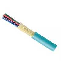 China FTTH Tight Buffer GJFJV Indoor Fiber Optic Cable 4 - 48 Core PVC LSZH Jacket for sale