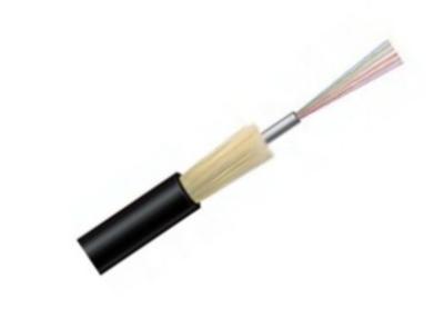 China GET Indoor Outdoor Fiber Cable 2 - 12 Core Single Mode G652D PE Jacket for sale