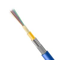 China GJSFJV Indoor Armoured Fiber Cable Spiral Steel 12 Core Single Tube Armoted Cable for sale