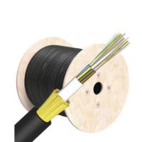 China 12-144 Core ADSS All Dielectric Self Supporting Aerial Cable PE/AT Outer Sheath for sale