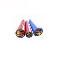 China 3.5mm 7 Way Air Blown Fiber Optic Cable HDPE Microduct Tube Fiber for sale