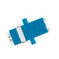 China FTTH LC Fiber Optic Connector Duplex Blue Single Mode With Flange for sale