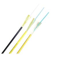 China Simplex SM/MM Indoor Fiber Optic Cable 1 Core  2mm / 3.0mm Yellow PVC LSZH Jacket for sale