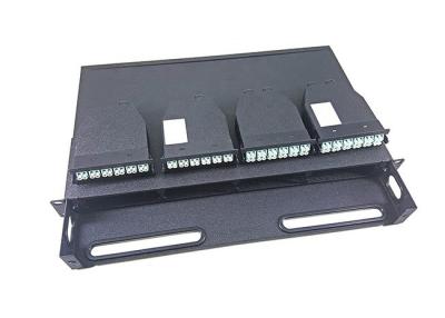China OS2 MPO MTP Fiber Patch Panel Single Mode LSZH Jacket Fanout 8 Cores for sale