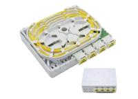 China Wall Mounted 4 Ports Fiber Optic Terminal Box Fiber Optic Socket Panel for sale