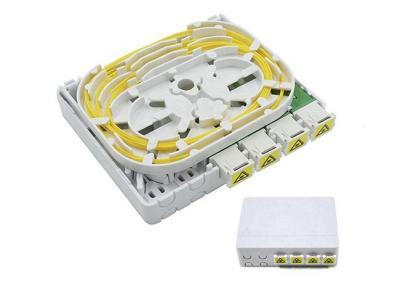 China Wall Mounted 4 Ports Fiber Optic Terminal Box Fiber Optic Socket Panel for sale