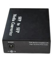 China SFP To SFP Manageable Data Ethernet Media Converter Auto Negotiation Function for sale