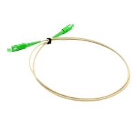 China FTTH Optical Fiber Patch Cord Simplex SC To SC G657A2 Ivory Color for sale