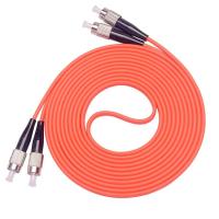 China Duplex Fiber Optic Patch Cord 2.0mm LSZH FC UPC - FC UPC Multimode  OM1 for sale