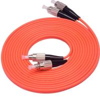China Duplex Fiber Optic Patch Cord 2.0mm LSZH FC UPC - FC UPC Multimode  OM1 for sale