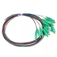 China 12 Strand Fiber Optic Patch Cord Single Mode SC G657A2 Bend Insensitive Fiber 2m for sale