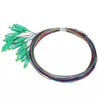 China 12 Strand Fiber Optic Patch Cord Single Mode SC G657A2 Bend Insensitive Fiber 2m for sale