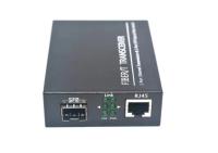 China Multi Mode SFP Fiber Media Converter 10 100 1000M RJ45 for sale