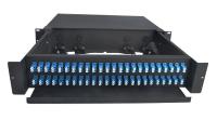 China FTTH 12-24 core SC/FC/ST/LC rack mount Splicing fiber Optic patch panel/Termination Box/ODF for sale