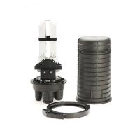 China IP68 Fiber Optic Splice Closure Black Direct Burial Fiber Splice Closure for sale