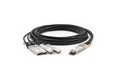 China 40G QSFP+ - 4×10G SFP+ Direct Attach Cable copper cable Data Center Soultion DAC assemblies for sale