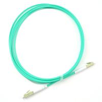 China Duplex 3.0mm 2.0mm PVC LSZH OFNR LC PC-LC PC Multimode  OM3  Fiber Patch Cord for sale