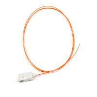 China 0.9mm Tight Buffer PVC LSZH OFNR SC PC APC SM MM Fiber Optic Pigtail for sale